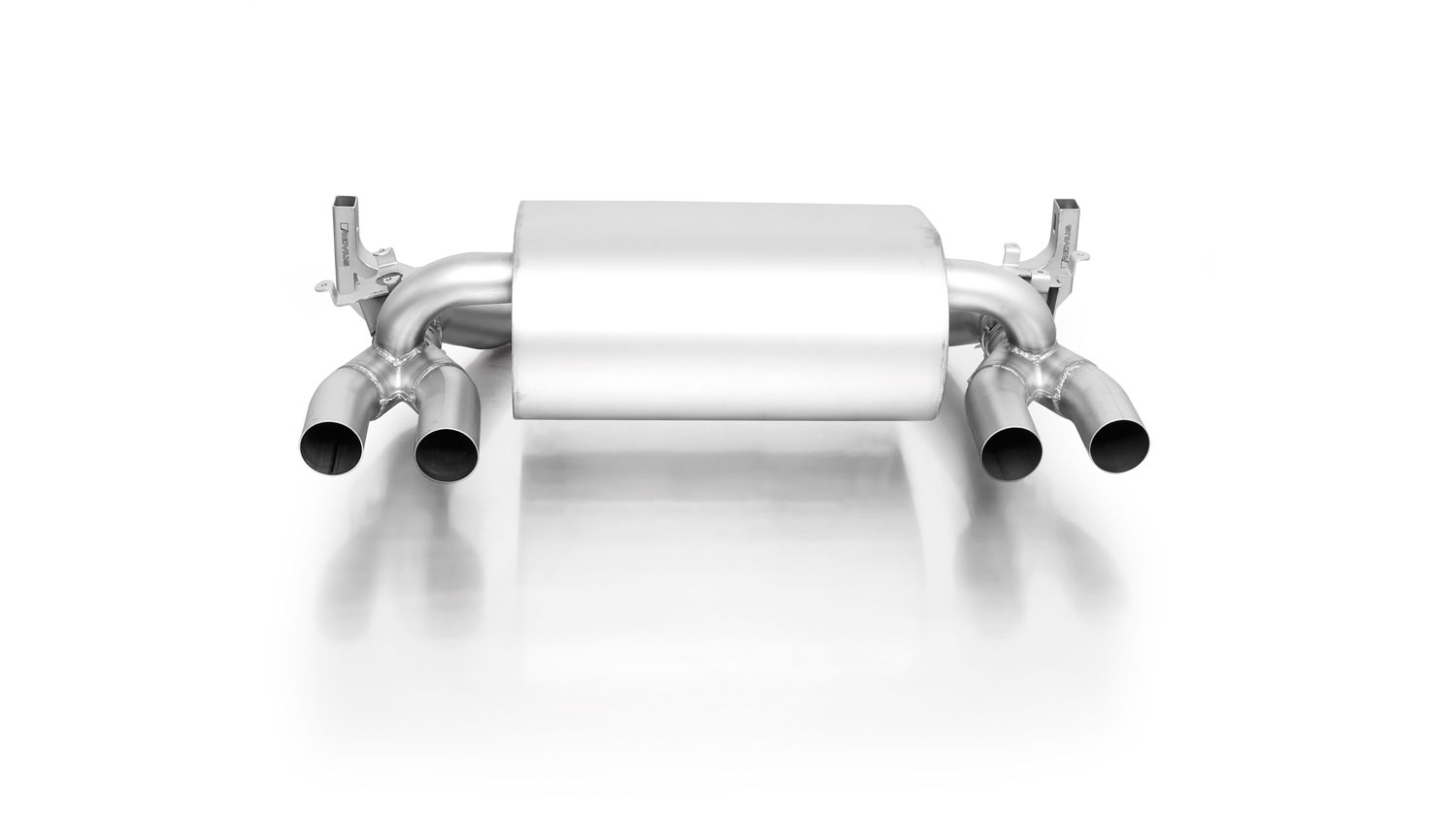 Axle-back-system L/R: Sport exhaust centered with 2 integrated valves ...