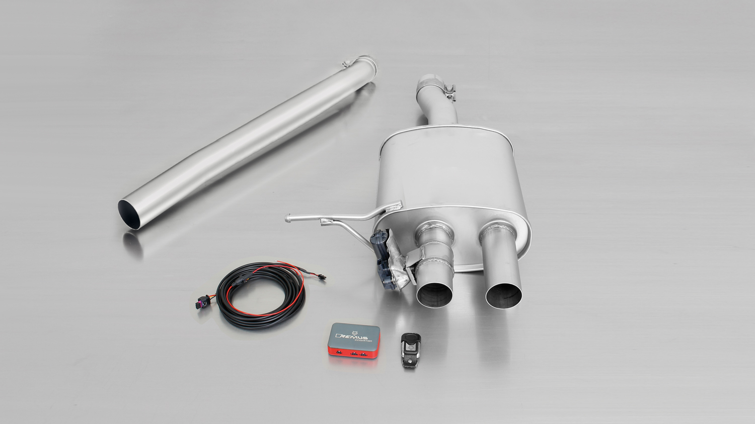RACING Cat-back-system, sport exhaust with integrated valve (selectable ...