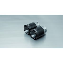 tail pipe set L/R each 1 tail pipe Ø 98 mm Street Race Black Chrome ...