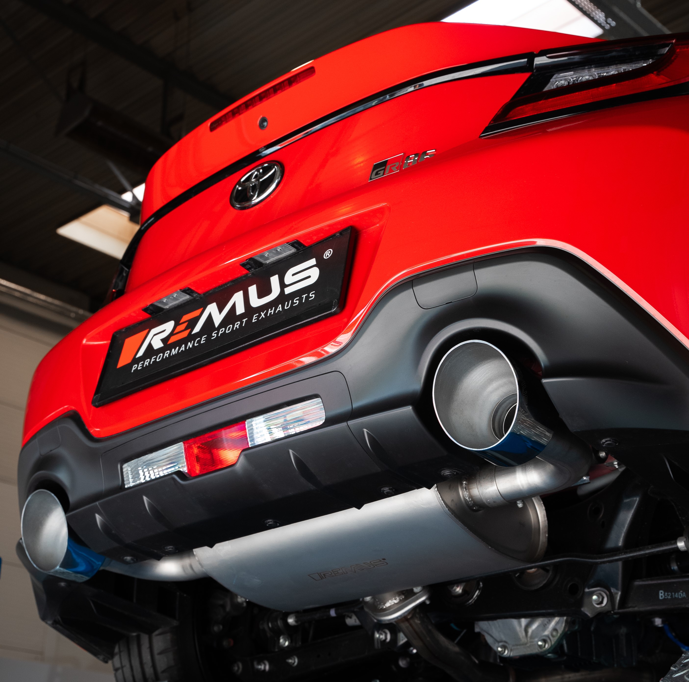 REMUS cat-back sport exhaust system with integrated valves for BMW M2 F87