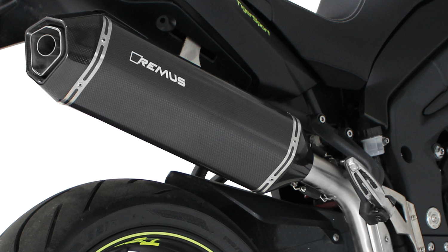 HEXACONE, RACING slip on (muffler with connecting tube and removable ...